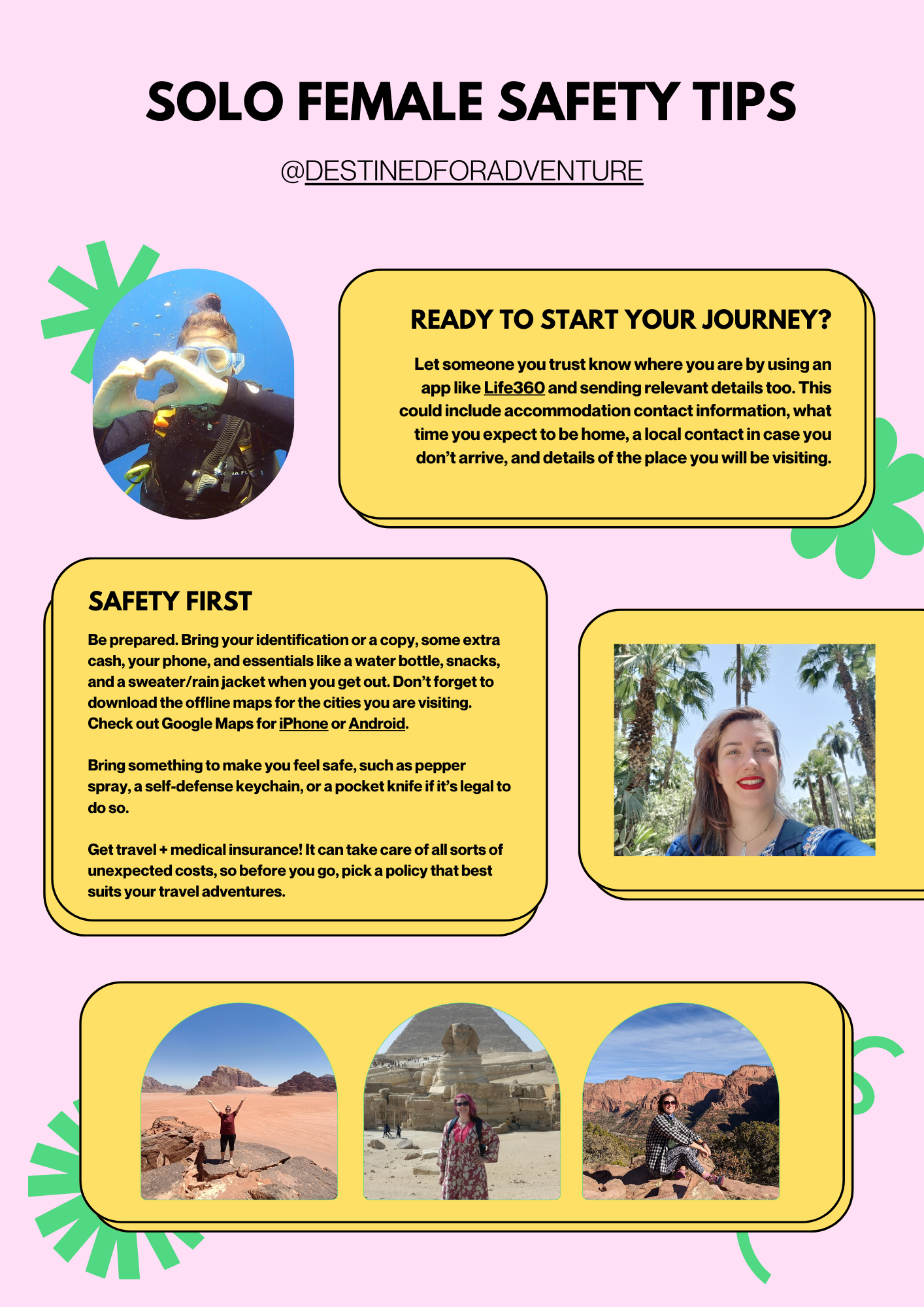 Looking For The Best Solo Female Safety Tips? - Destined For Adventure